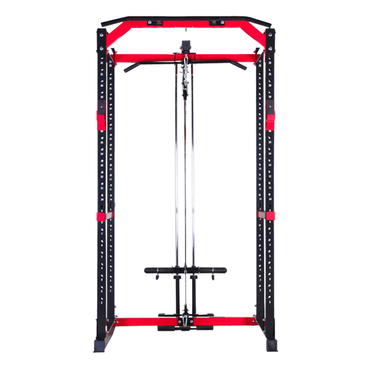 Full Power Rack with Lats Cable Machine and Options– DirectHomeGym