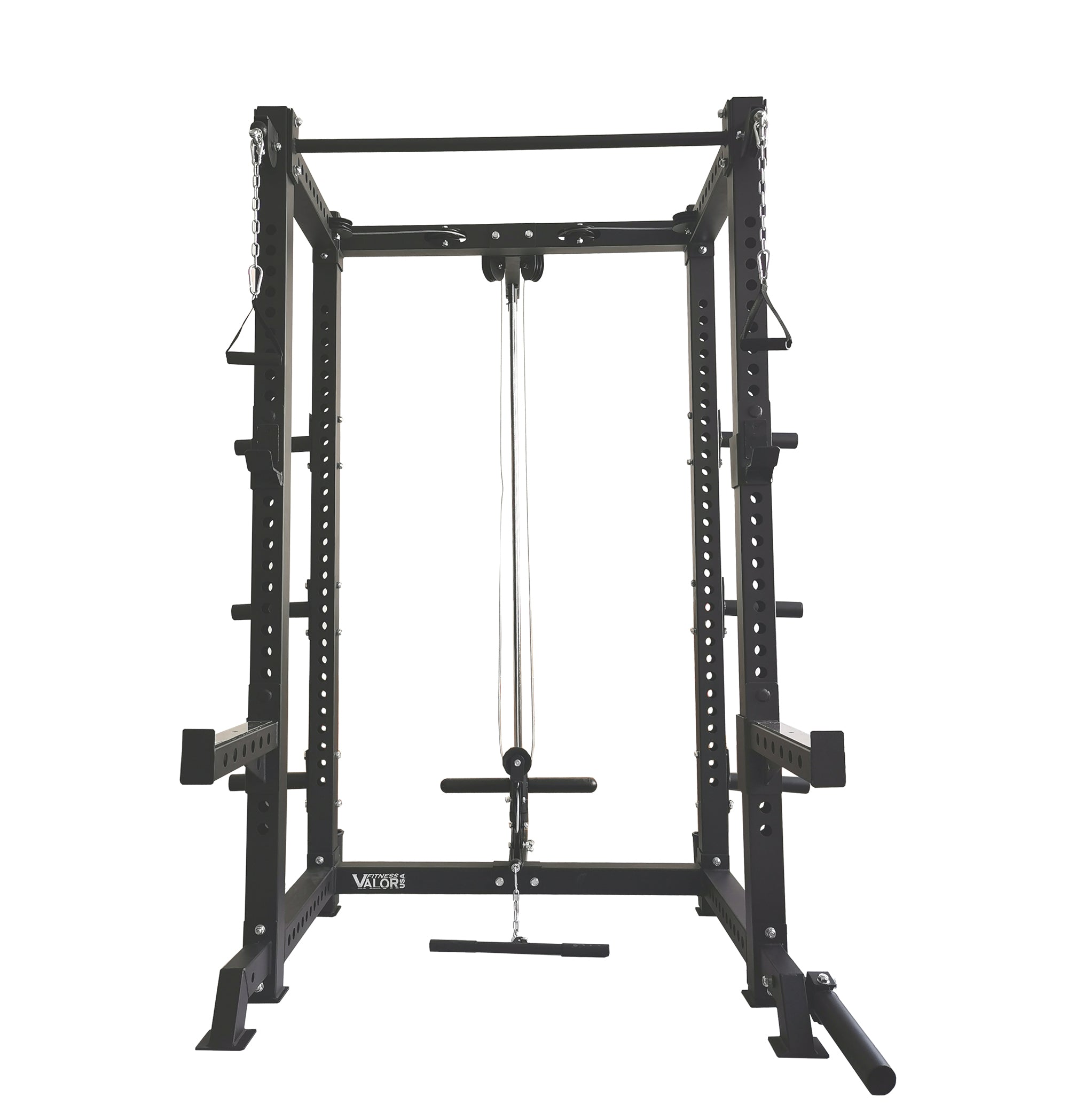 Heavy Duty Power Rack Cage w Row and Cable Fly– DirectHomeGym