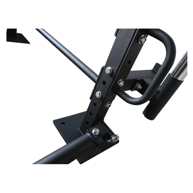 Heavy Metal Wall Mount Stall Bar with Accessories– DirectHomeGym