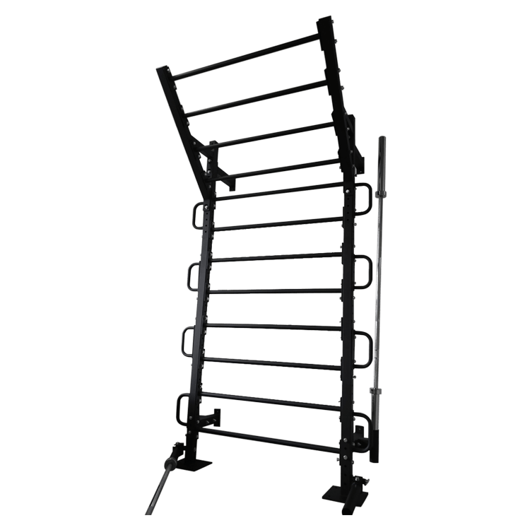 Heavy Metal Wall Mount Stall Bar with Accessories– DirectHomeGym