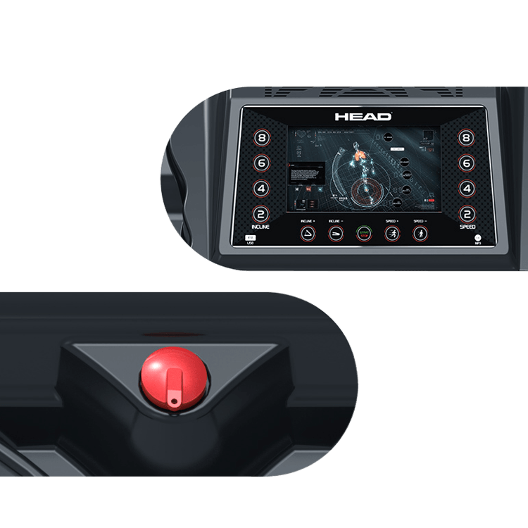 HEAD Treadmill T520 - T530– DirectHomeGym