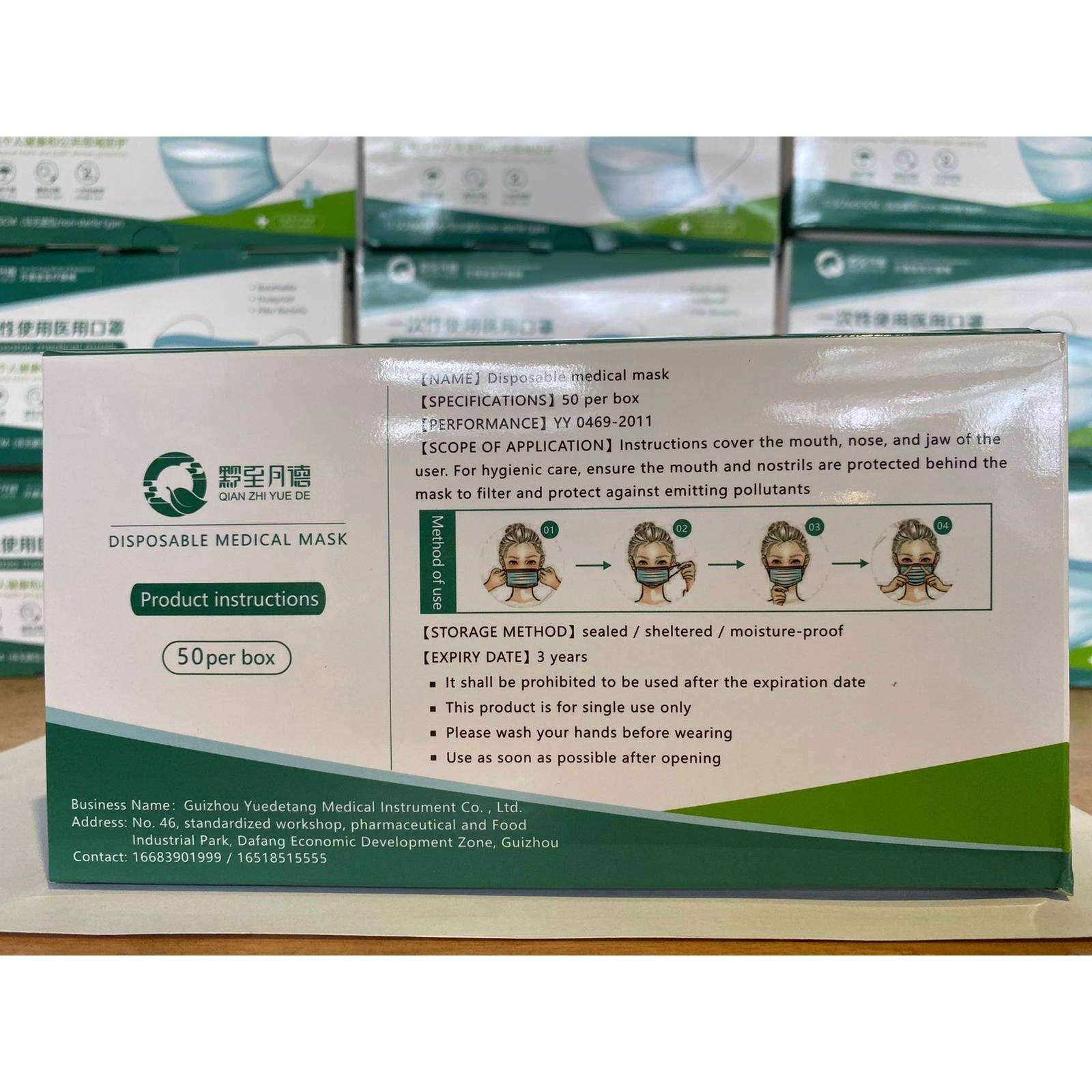 CE & FDA Certified 3-Ply Medical Face Mask– DirectHomeGym